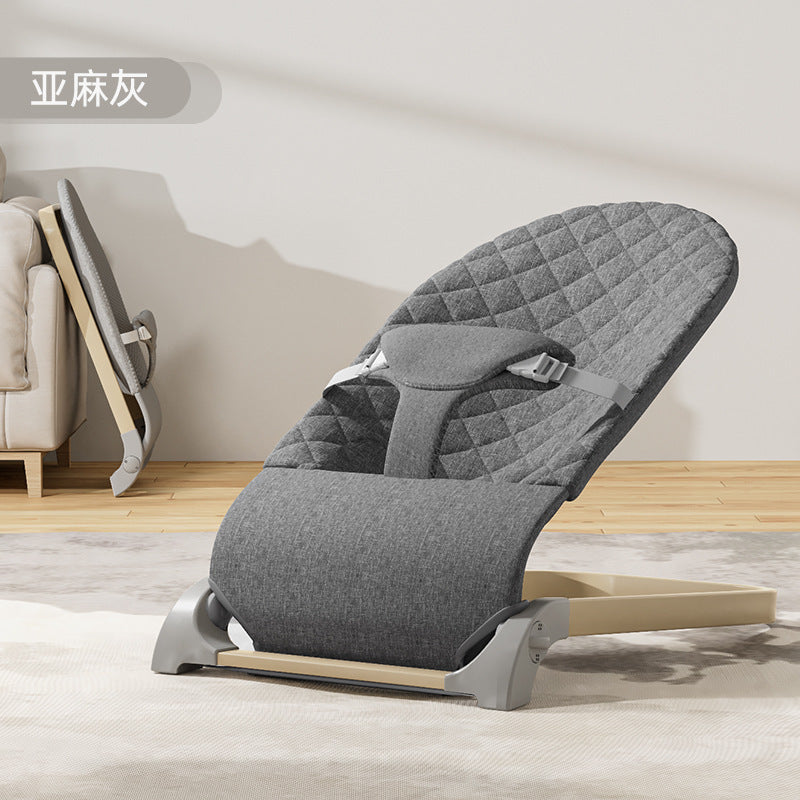 Baby rocking chair rocking chair cradle boys and girls baby soothing r ...